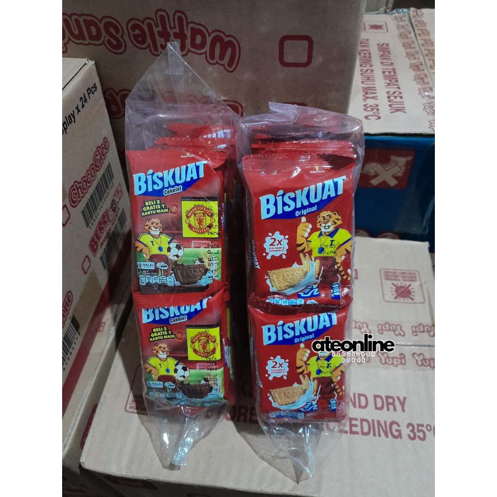 Jual Biskuat 1000 Cokelat/Original Pack [isi 20 bungkus @15.2gr ...