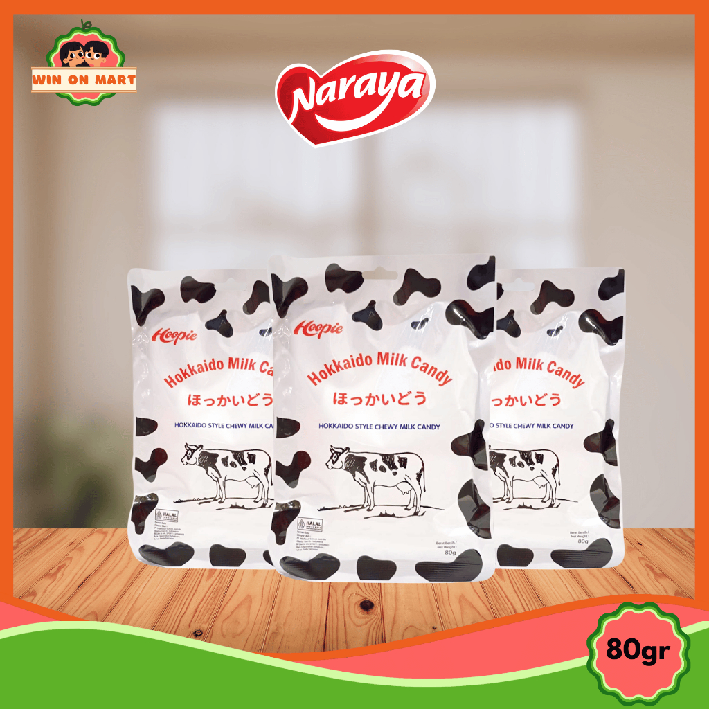 Jual Permen |Hoopie Hokkaido Milk Candy 80g | Permen Susu | Shopee ...