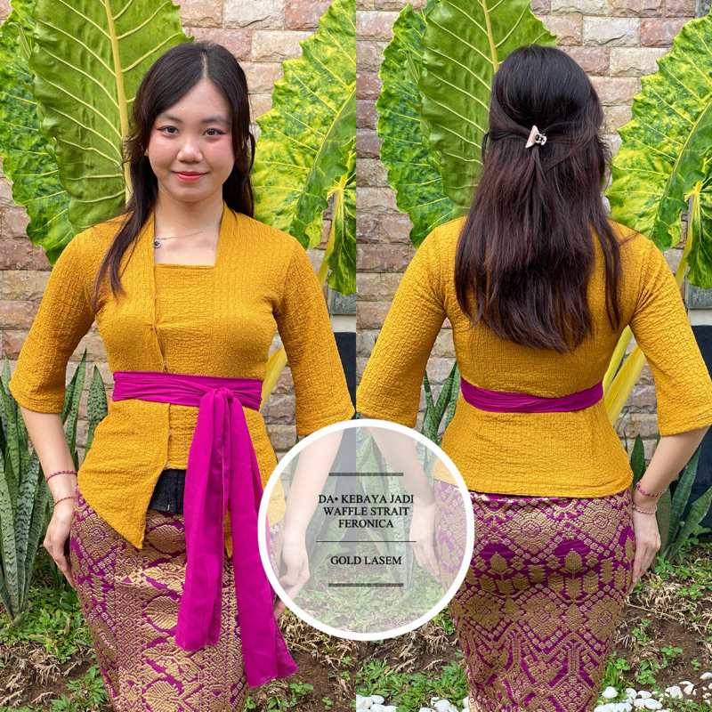 Jual YUKAKEBAYA || KEBAYA JADI WAFFLE FERONICA ( KANCING KLEPET ...
