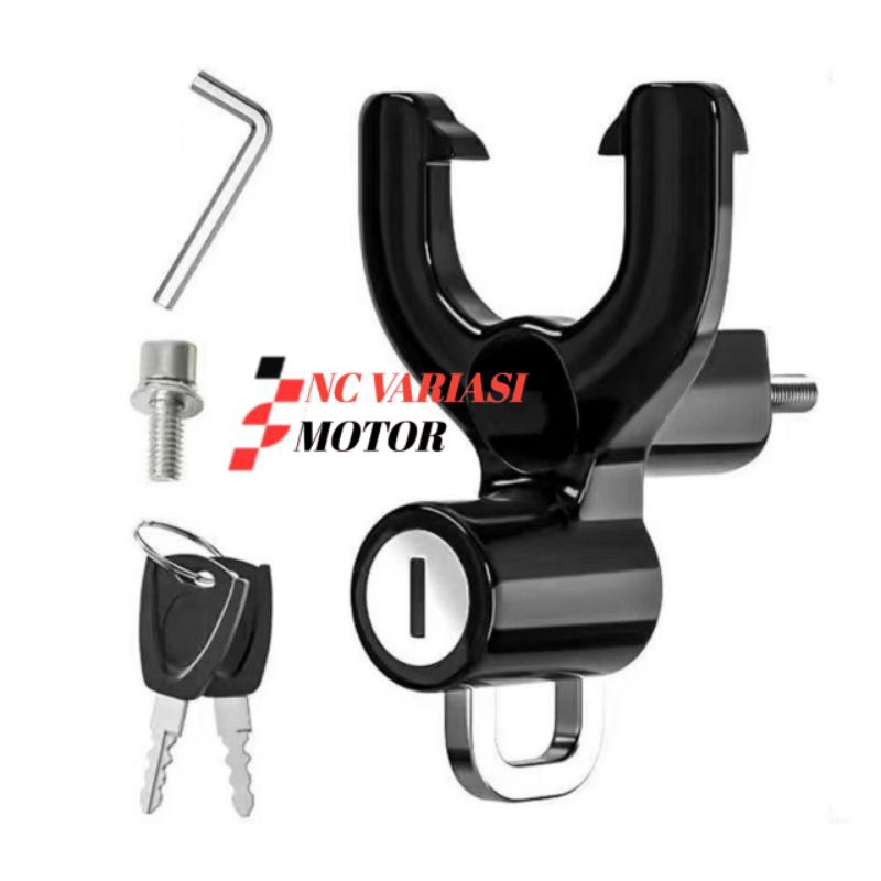 Jual Gantungan Barang Lock Helmet Kunci Helm Hook Matic Gantungan ...