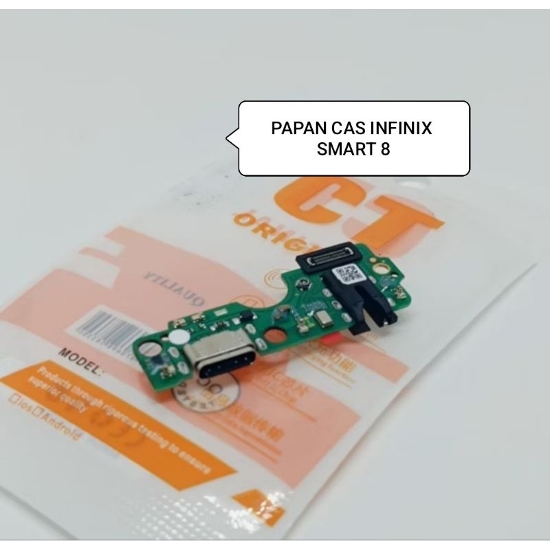 Jual PAPAN CAS FLEXIBLE KONEKTOR CAS INFINIX SMART 8 PCB BOARD CAS ORIGINAL PLUS IC | Shopee ...