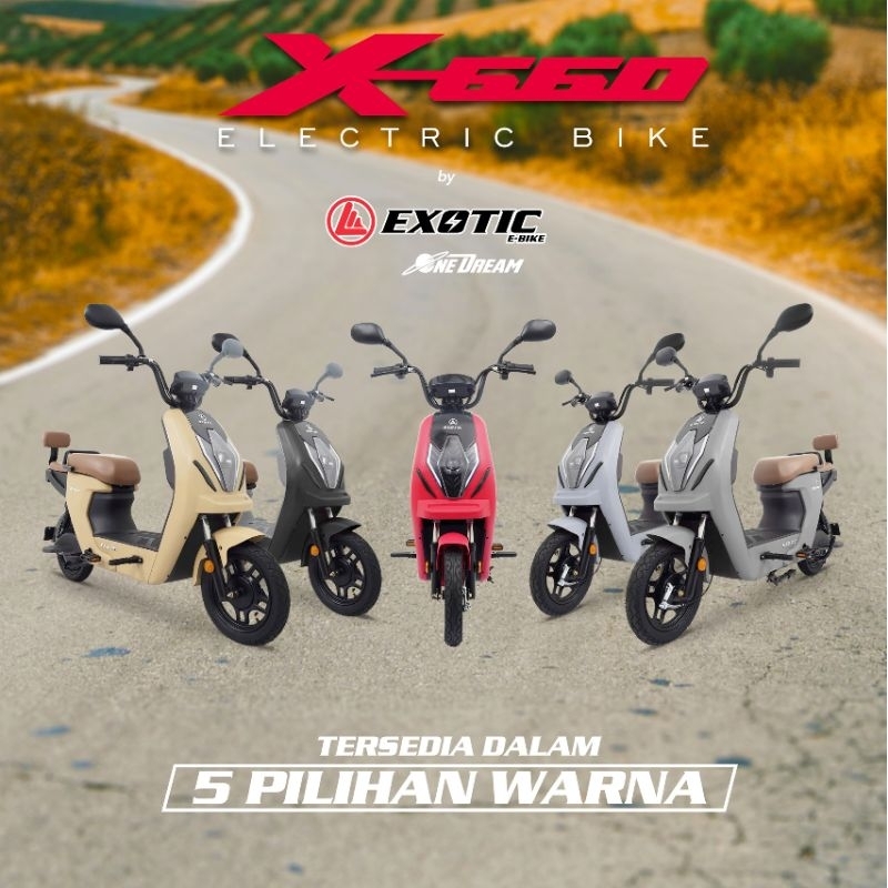 Jual sepedalistrik X-660 exotic | Shopee Indonesia