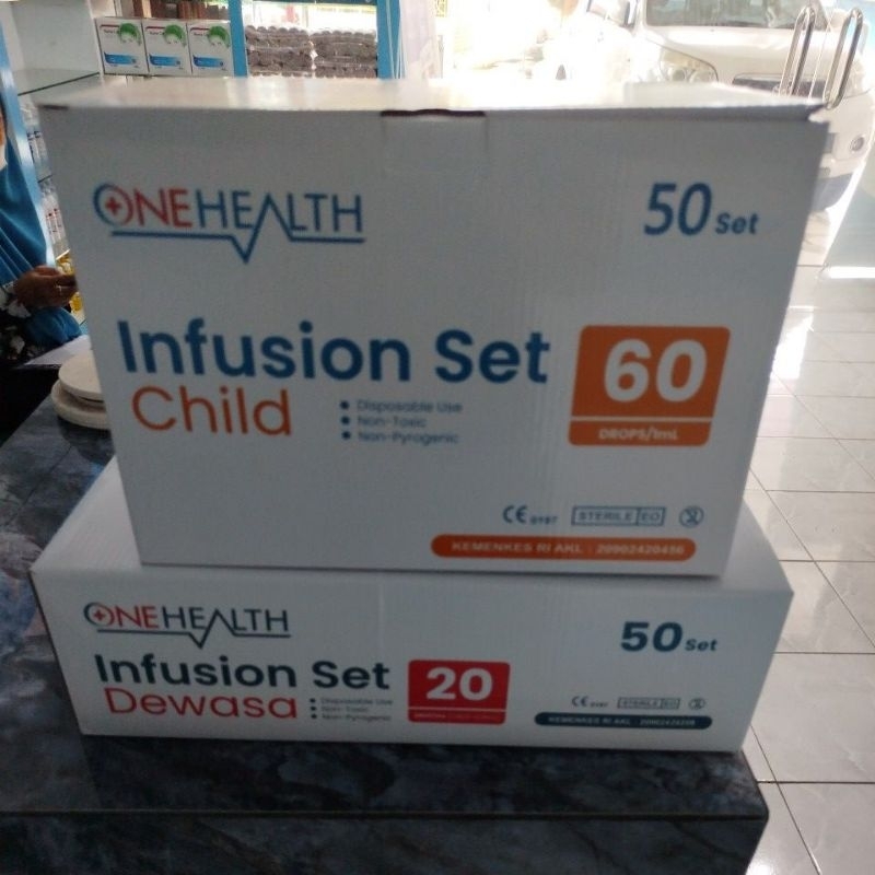 Jual Onehealth Healthcare Infusion Set Dewasa Anak Per Box isi 50 ...