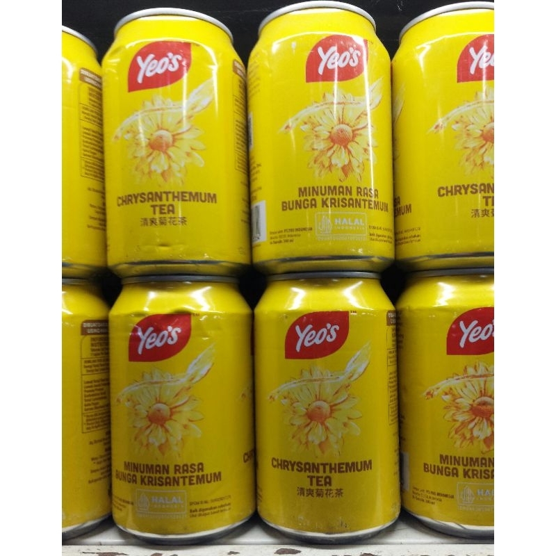 Jual Yeos Chrysanthemum Tea Kaleng 300ml | Shopee Indonesia