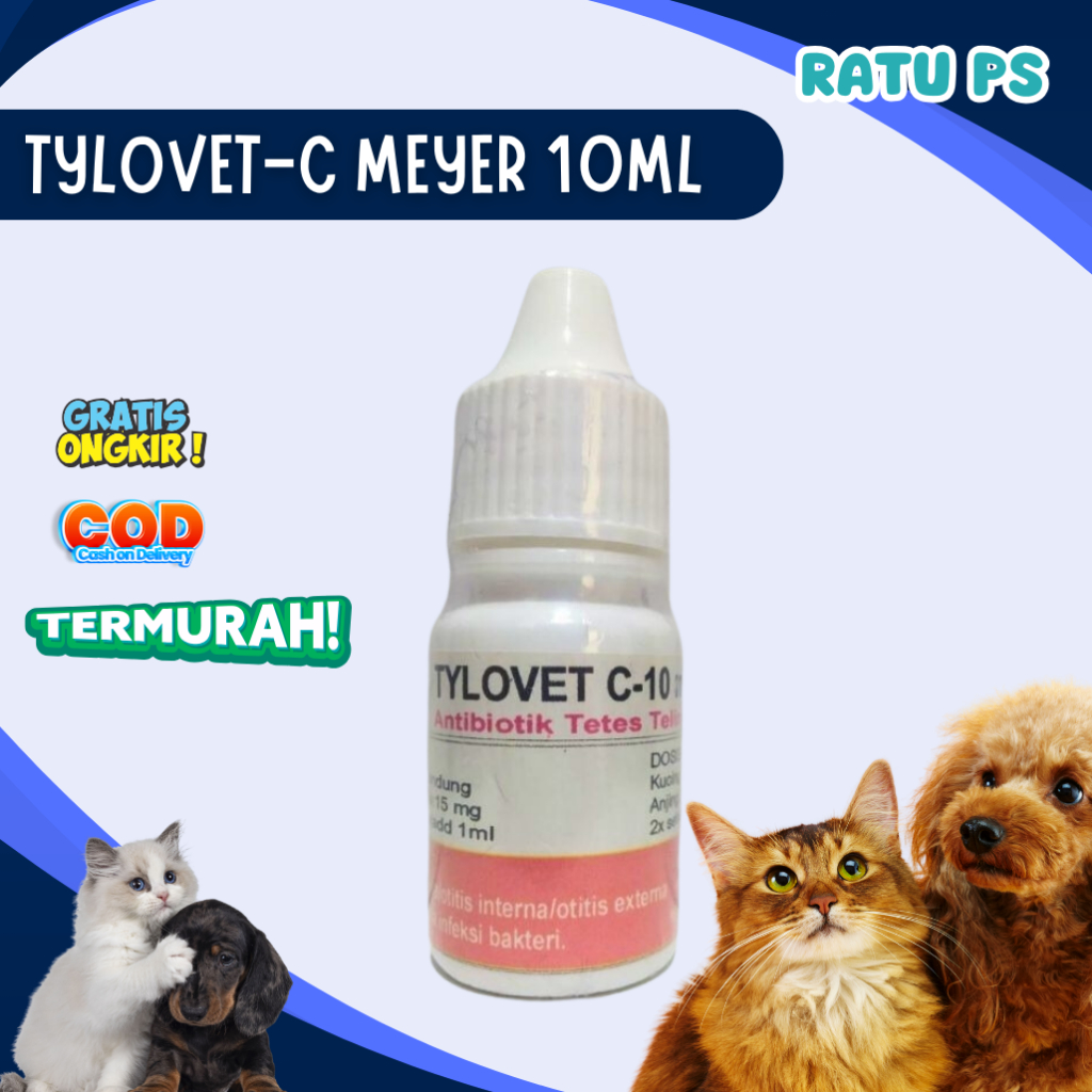 Jual Tylovet C-10 ML - Obat Tetes Telinga Hewan - Obat Tetes Telinga ...
