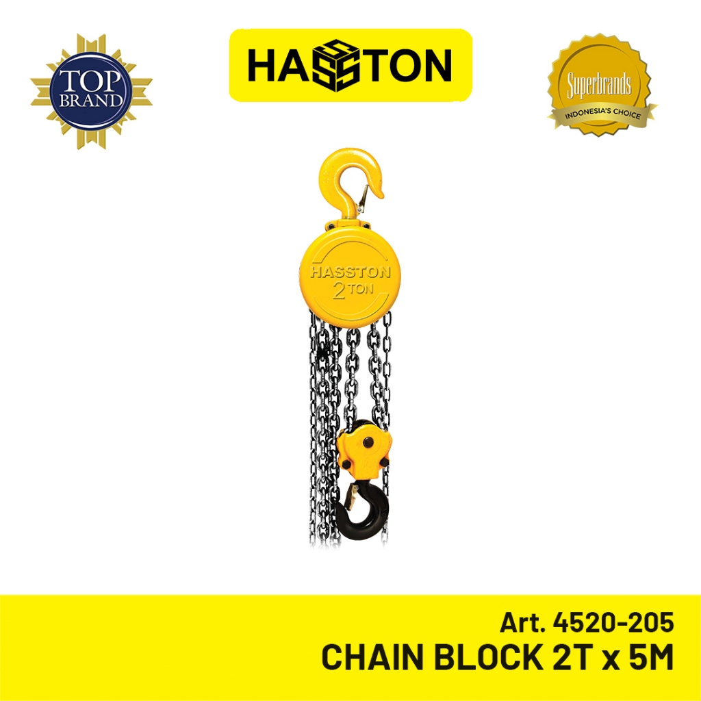 Jual Hasston Chain Block / Takel 2 Ton x 5 Meter (4520-205) | Shopee ...