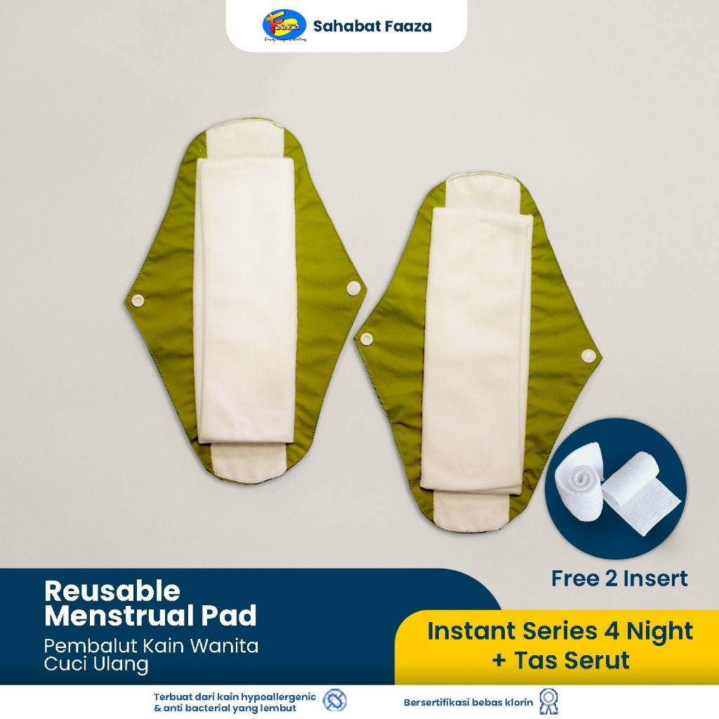 Jual Faaza Pembalut Kain Wanita Cuci Ulang Instant Series Eceran ...