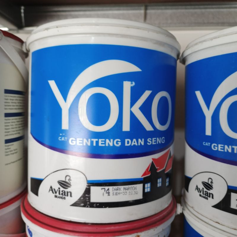 Jual CAT GENTENG YOKO 4.5kg | Shopee Indonesia