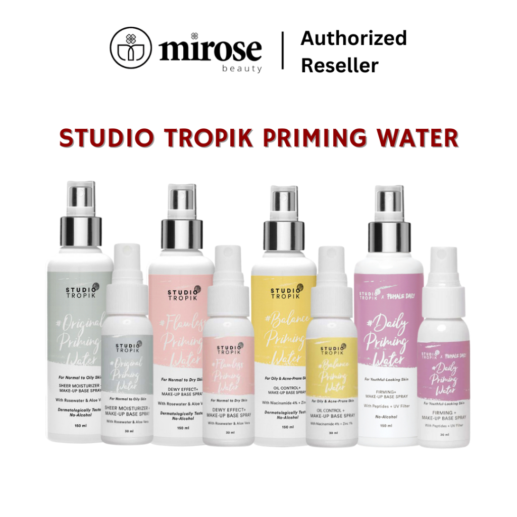 Jual Studio Tropik Priming Water Original | Balance | Flawless | Daily | Mengawetkan makeup ...
