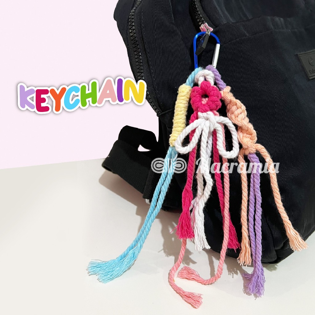 Jual Macrame KEYCHAIN BY Yolanda| Premium |aksesoris tas| gantungan tas ...