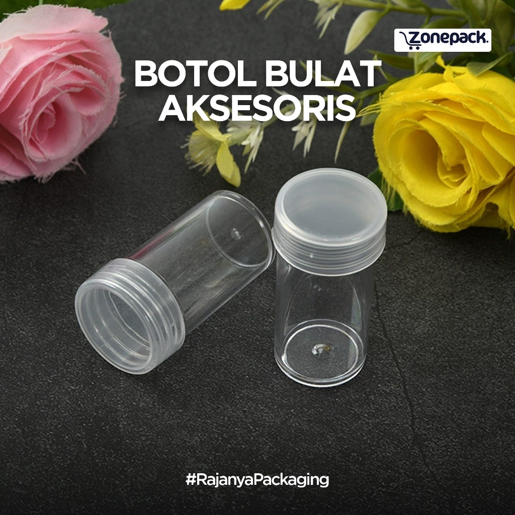 Jual Botol Storage Aksesoris | Botol Perhiasan | Botol Mika Pot Salep ...