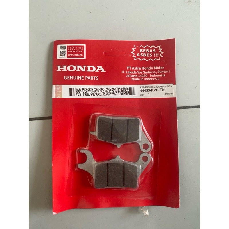 Jual Kampas Rem Dispad Depan Honda Beat Vario Scoopy KVB T01 | Shopee ...