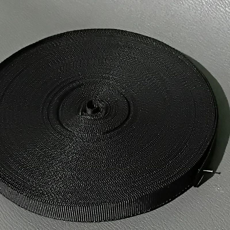 Jual Webbing nylon hitam Per 1 roll / -+45meter | Shopee Indonesia