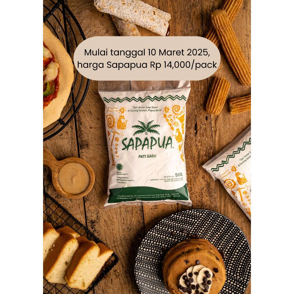 Jual Sapapua (Tepung Sagu dari Papua) 500 gram | Shopee Indonesia