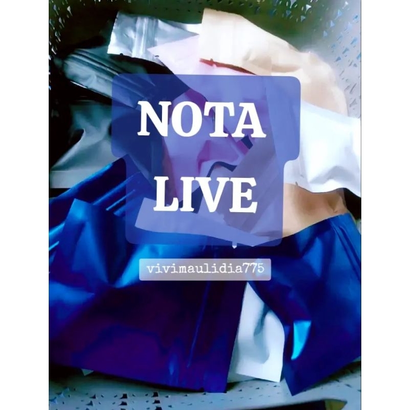 Jual Nota live tiktok (+adm) | Shopee Indonesia