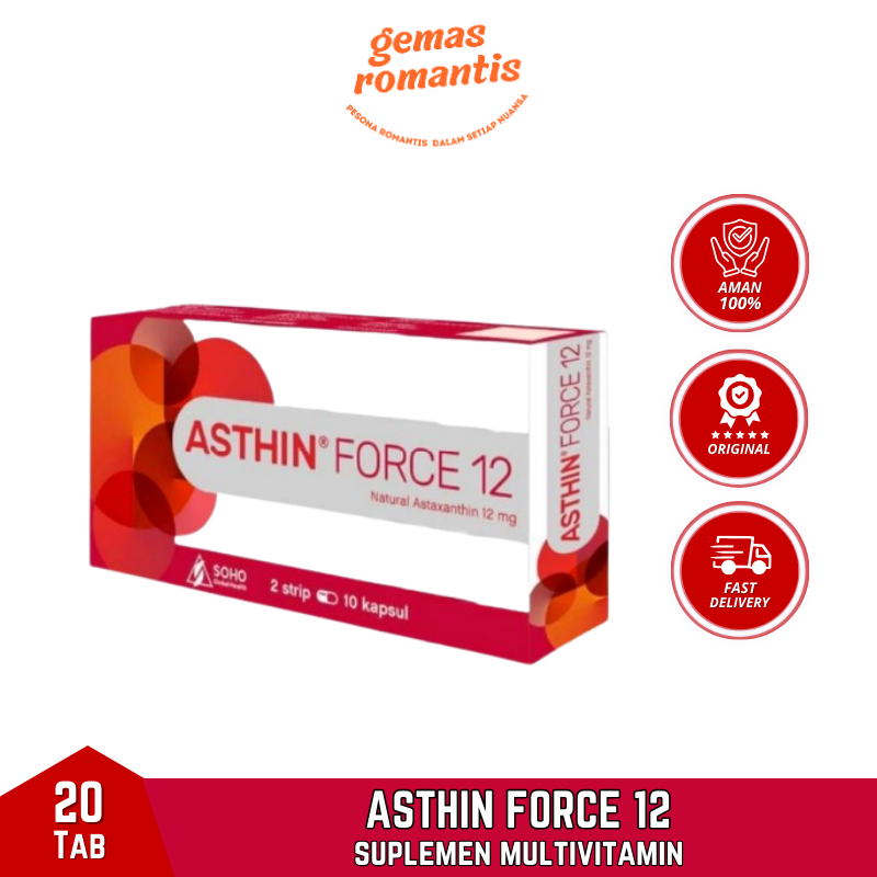 Jual ASTHIN FORCE 4 MG / 6 MG / 12 MG - SUPLEMEN MULTI VITAMIN DAYA ...
