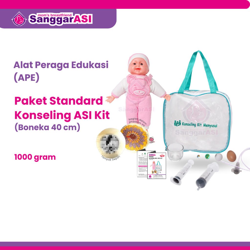 Jual [Sanggar ASI] PAKET KONSELING KIT MENYUSUI 40 CM/ PAKET KONSELING ...