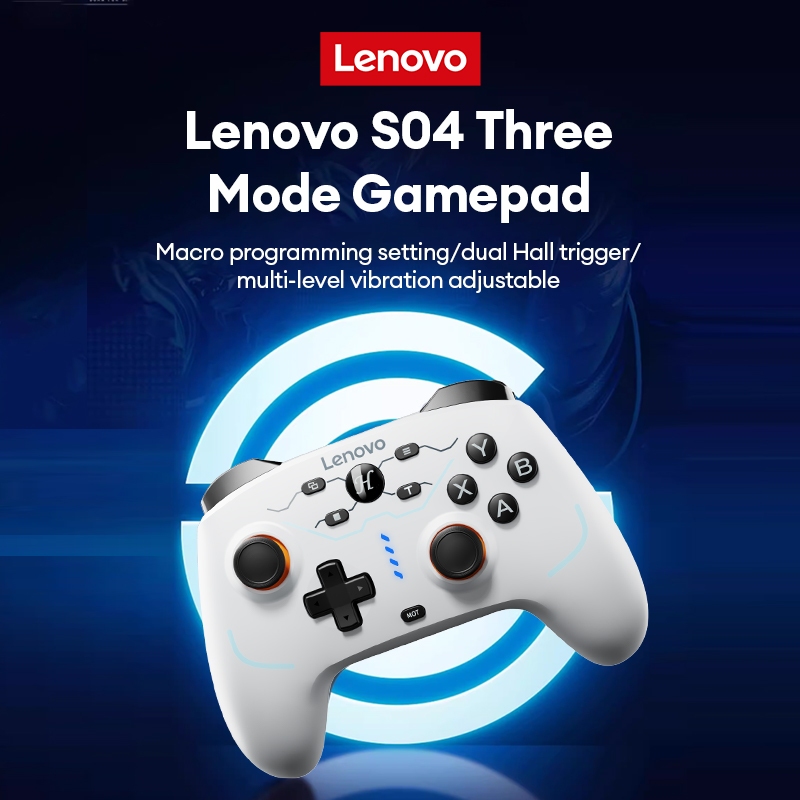 Jual Lenovo S04 Wireless Bluetooth Gamepad Joystick Controler Wired/Wireless Dual Mode ...