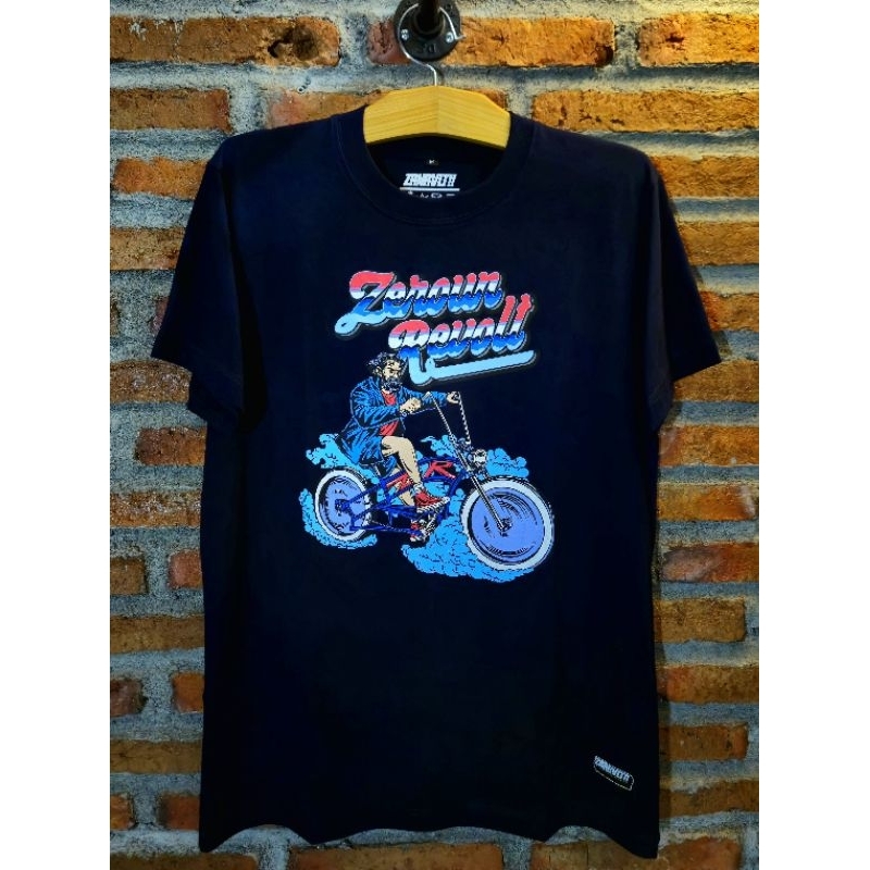 Jual Kaos Original Zeroun Revolt RIDER (BIRU DONGKER) | Shopee Indonesia