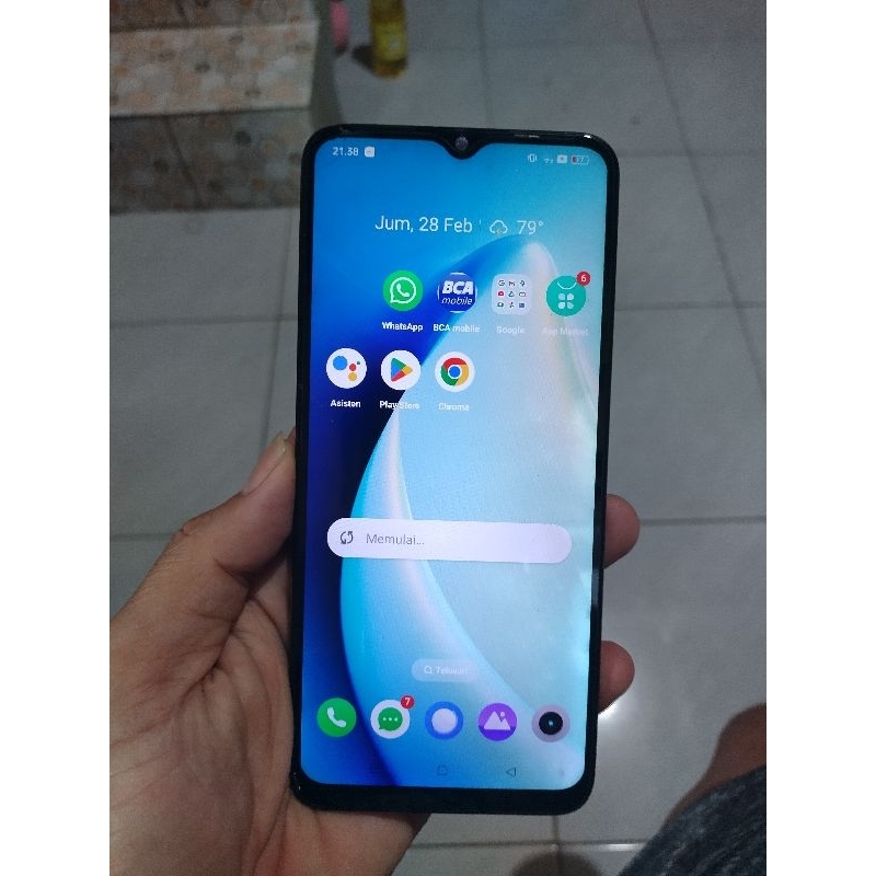 Jual lcd realme c25s ORI copotan minus whitspot | Shopee Indonesia