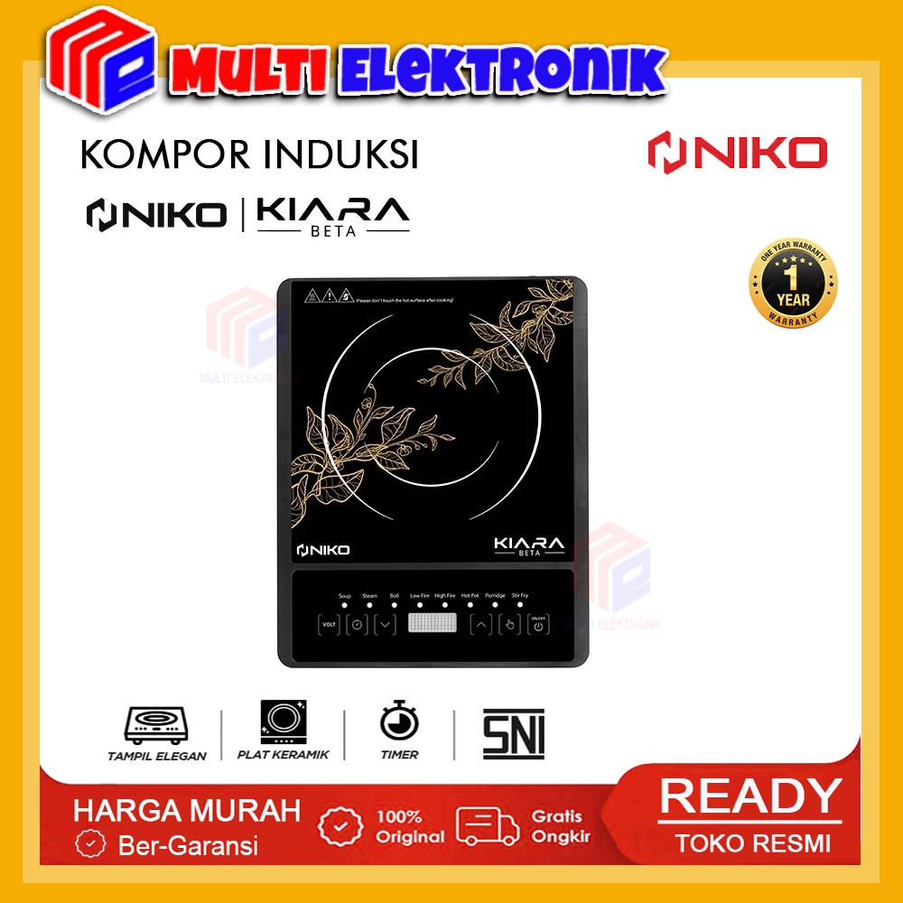 Jual NIKO Kompor Listrik Induksi 1 Tungku Kiara Beta | Shopee Indonesia