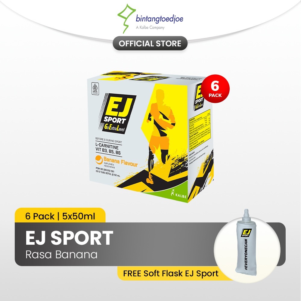 Jual EJ Sport Banana 6 Pack - Energy Gel | Shopee Indonesia