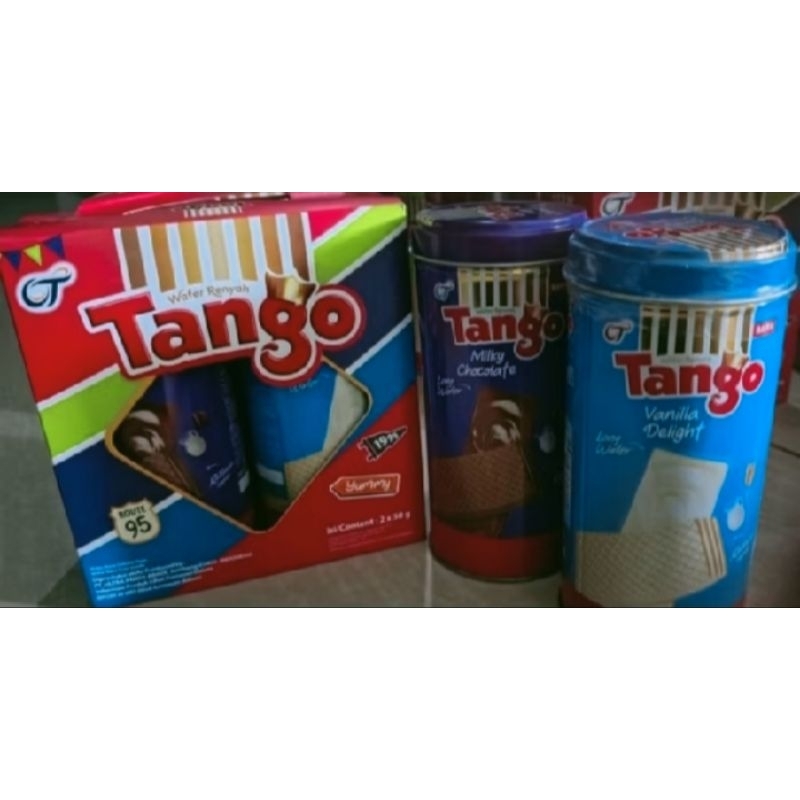 Jual Hampers Lebaran Tango wafer isi 2 kaleng | Shopee Indonesia