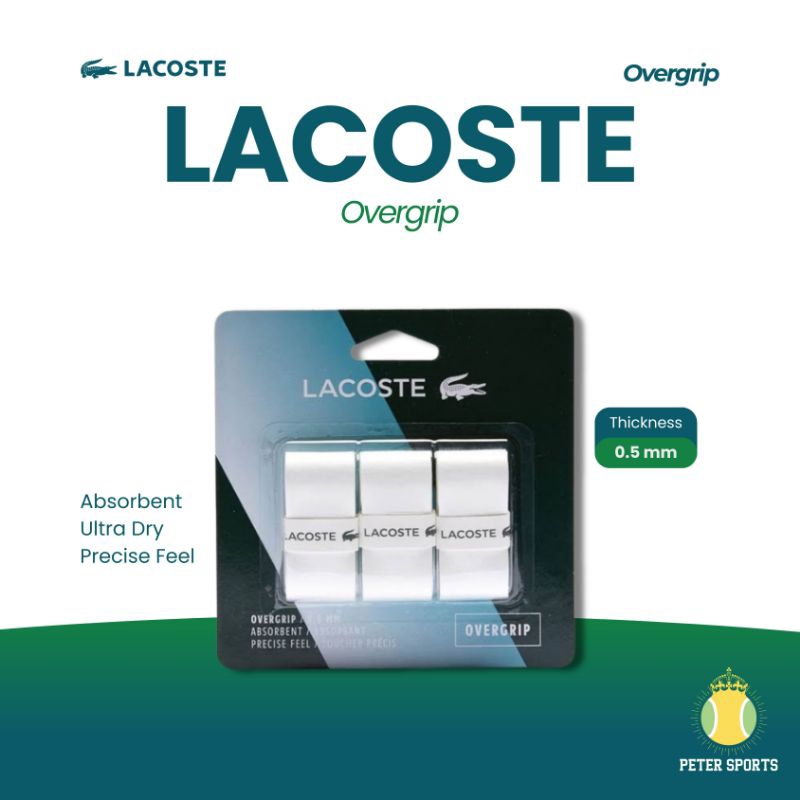 Jual Over Grip Lacoste Isi 3 - Over Grip Tenis Lacoste | Shopee Indonesia