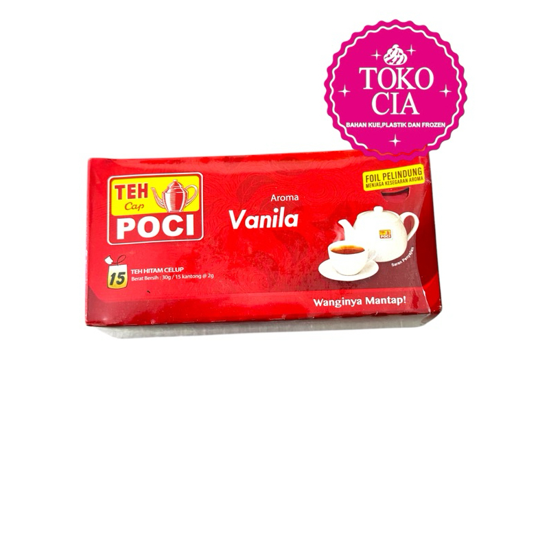 Jual Teh Cap Poci Aroma Vanilla 30gr | Shopee Indonesia