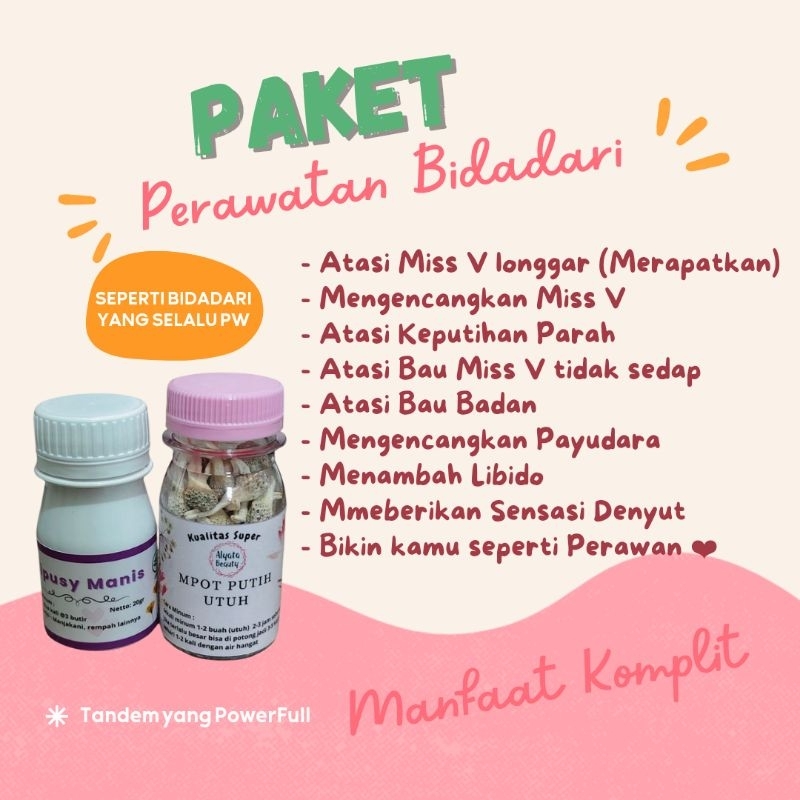 Jual Manjakani Perapat Miss V - Paket Perawatan Kewanitaan - Paket ...