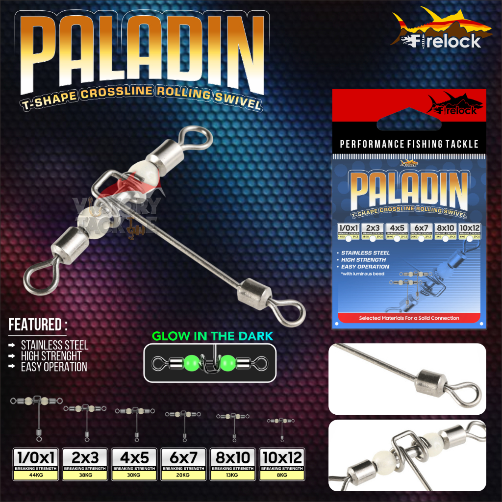 Jual ROLLING SWIVEL FIRELOCK PALADIN T-SHAPE CROSSLINE ROLLING SWIVEL ...