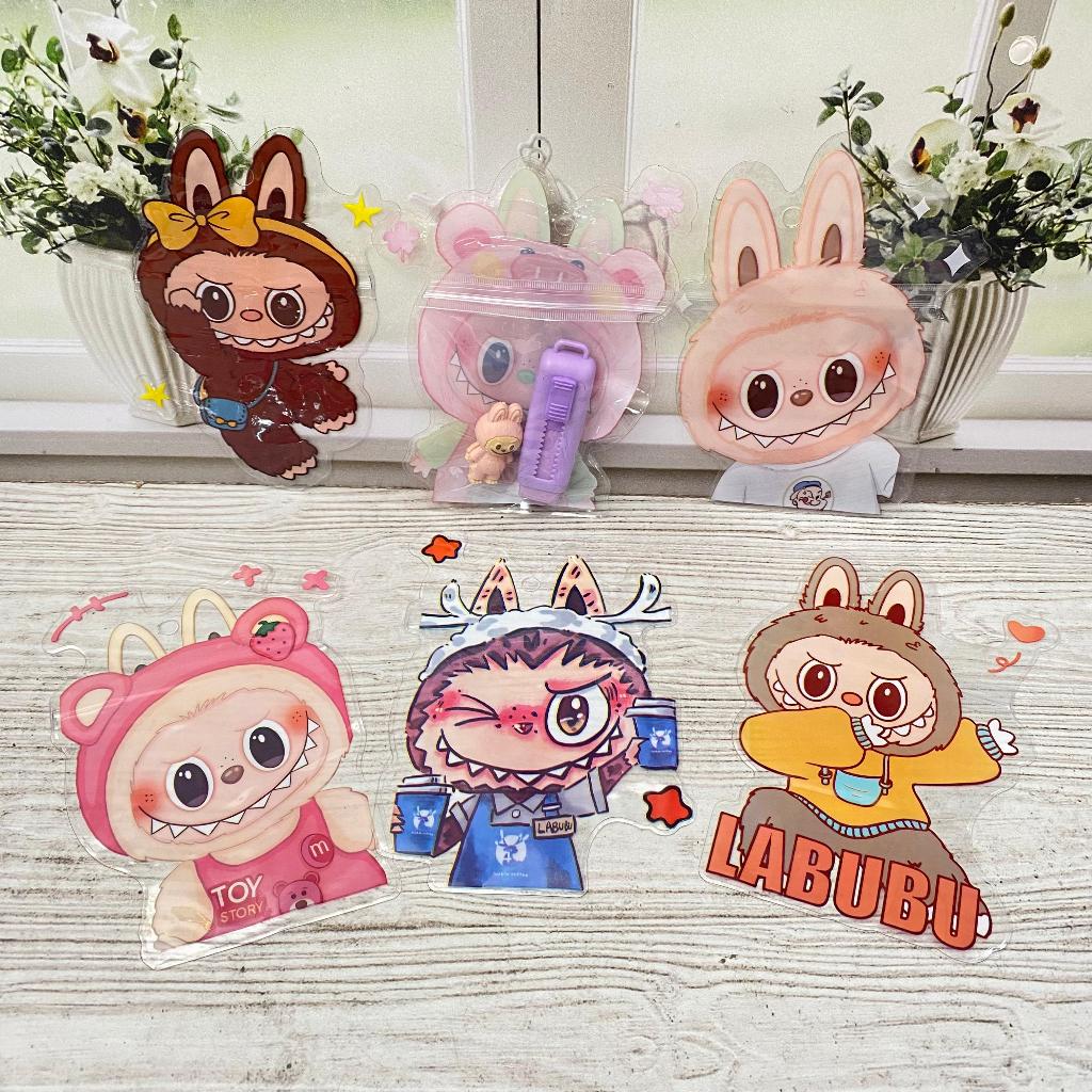 Jual POUCH PVC MINUMAN LABUBU PASTEL KP-1741 / ZIPPER STRAP MOTIF ...