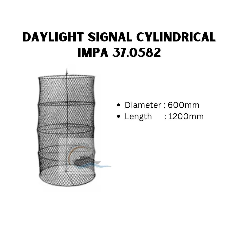 Jual Day light signal black cylindrical shape/ tanda silinder kapal ...