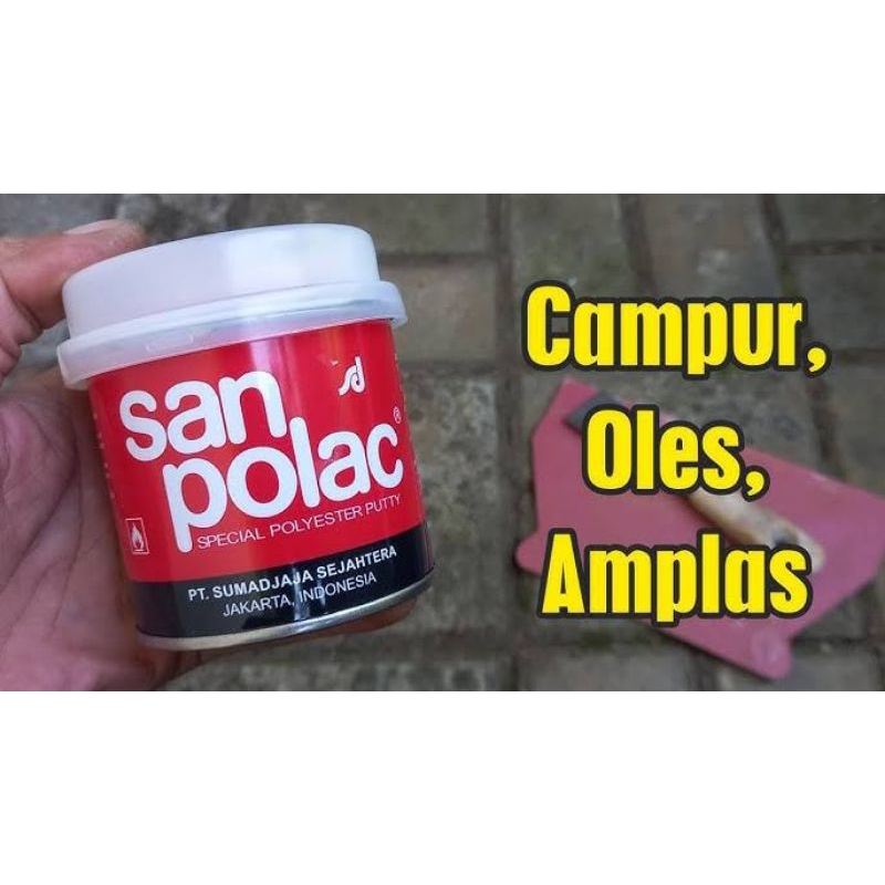 Jual Dempul Sanpolac Dempul Body Velg Mobil Motor Dempul Plastik Besi ...