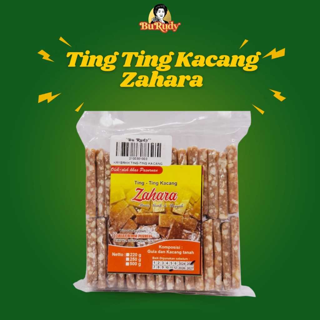 Jual Ting Ting Kacang Karya Berkah [220g] (Teng Teng Kacang) | Shopee Indonesia