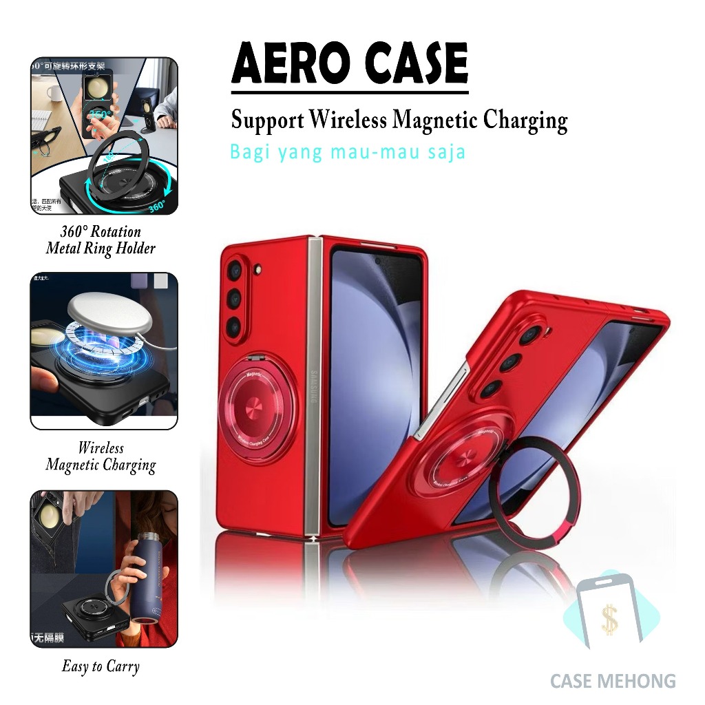 Jual CM-205 AERO CASE CASING ROTARY RING STAND MAGNET FOR SAMSUNG Z ...