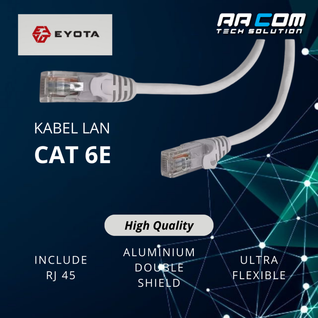 Jual KABEL LAN RJ45 ETHERNET NETWORK CABLE CAT6E UTP | LAN CABLE 10 ...