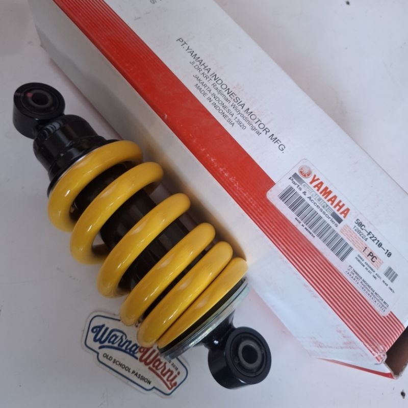 Jual Shock shockbreaker per belakang Jupiter MX new per hitam kuning | 50C-F2210-10 | Shopee ...