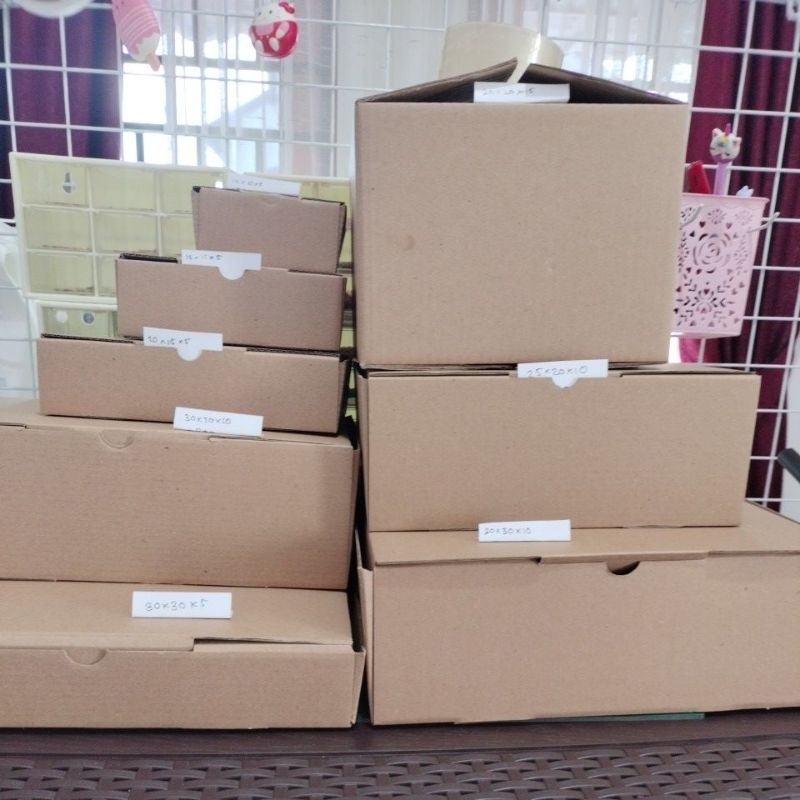 Jual Box Kardus E-Flute Die Cut - Kotak Hampers (1pc) | Shopee Indonesia