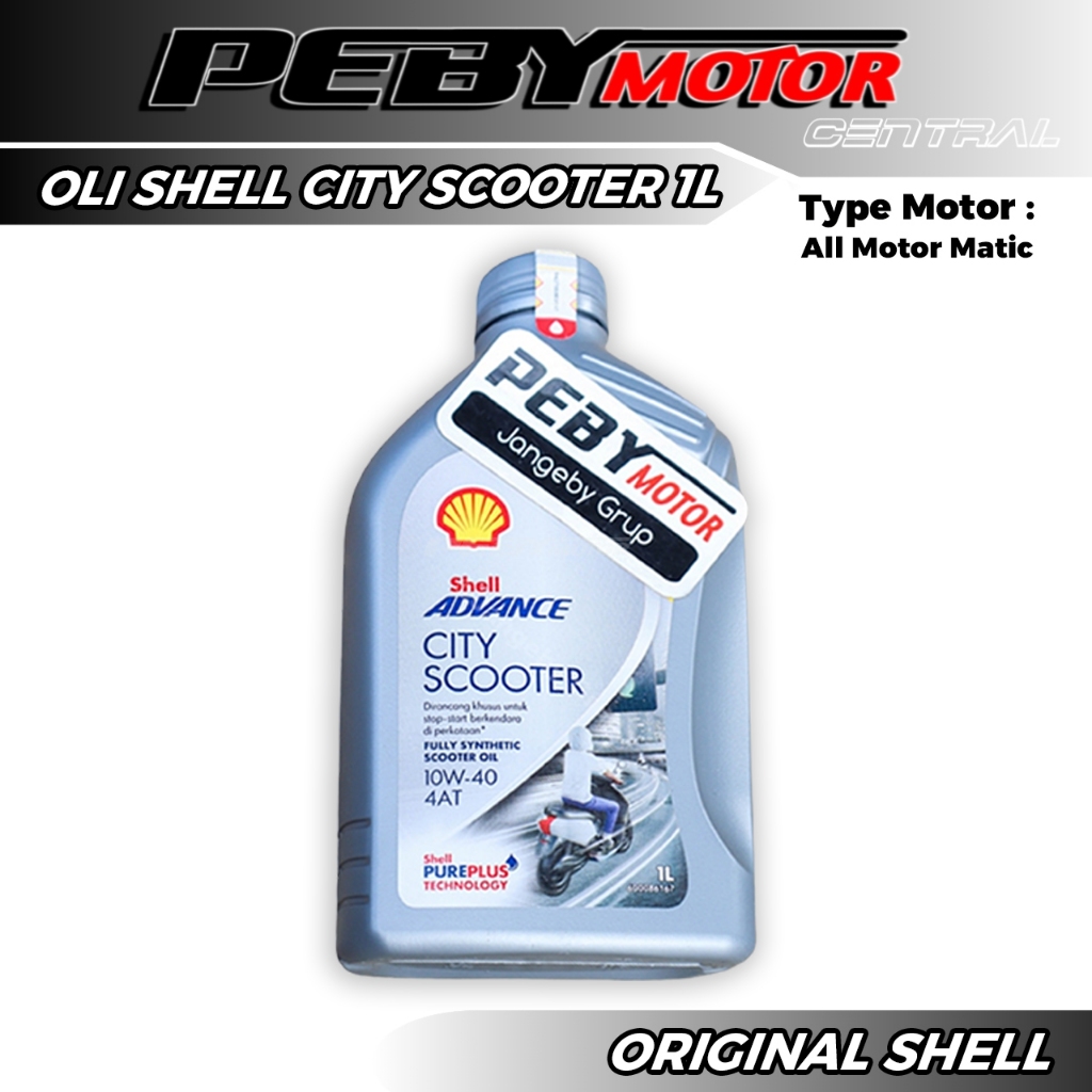 Jual Oli Shell City Scooter 1L MATIC ORIGINAL SHELL | Shopee Indonesia