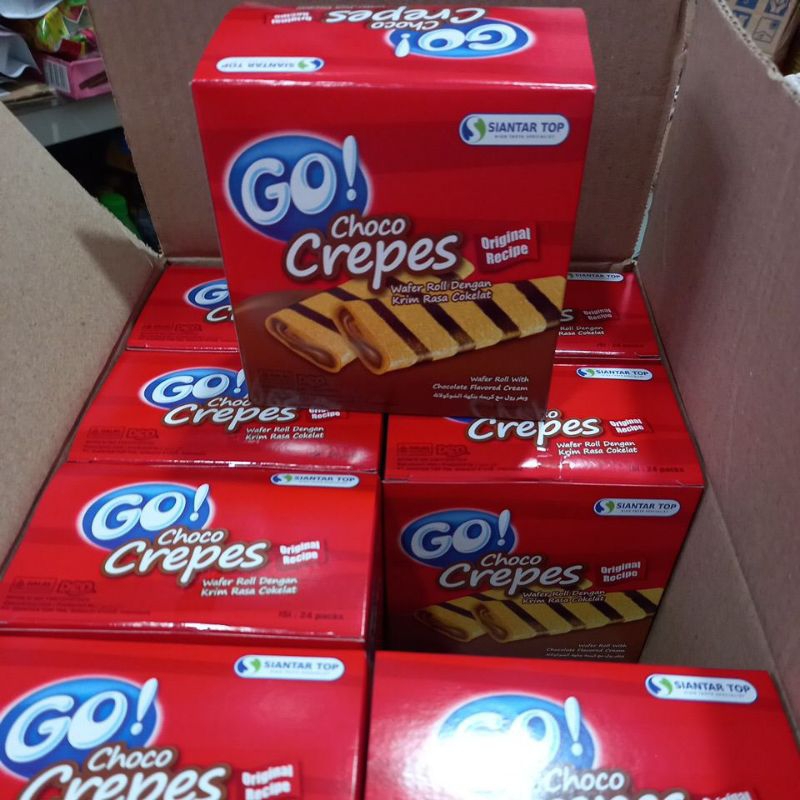 Jual GO CHOCO CREPES 1BOX ISI20 | Shopee Indonesia