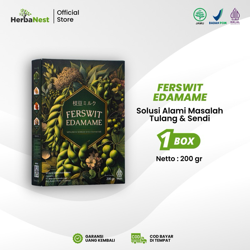 Jual Ferswit Susu Edamame Jepang Untuk Kolesterol, Asam Urat, Nyeri ...