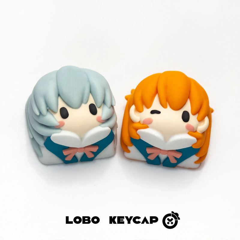 Jual NEON GENESIS EVANGELION Asuka Ayanami Rei EVA Mechanical keyboard ...
