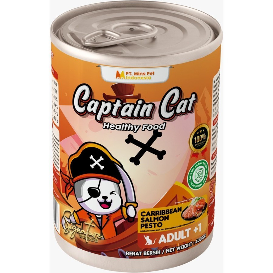 Jual Captain Cat Signature Can Adult Mother Kitten Makanan Kucing Basah ...