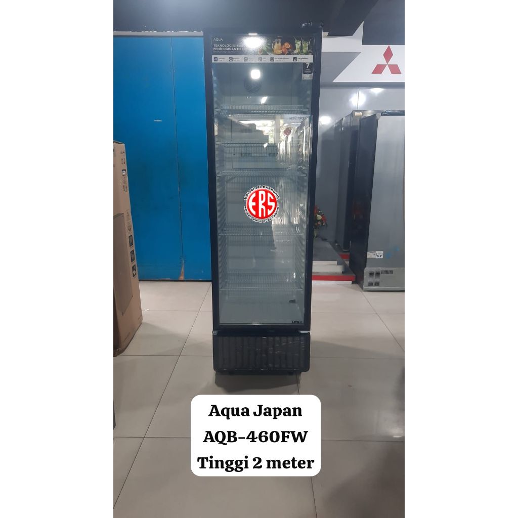 Jual SHOWCASE AQUA JAPAN AQB 460 FW DISPLAY COOLER PENDINGIN MINUMAN ...