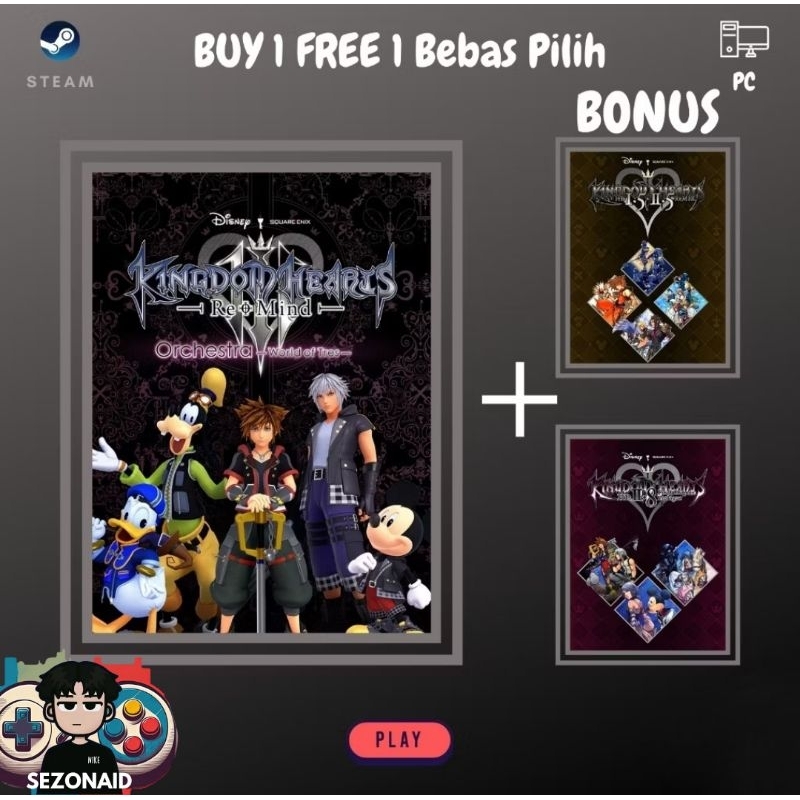 Jual Kingdom Hearts Integrum Masterpiece (Full Collection) PC Original | Shopee Indonesia