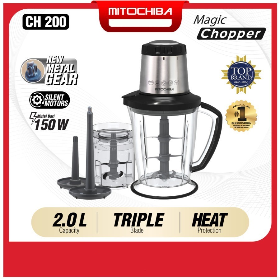 Jual Mito Food Chopper Magic CH 200 Blender Bumbu dan Penggiling ...