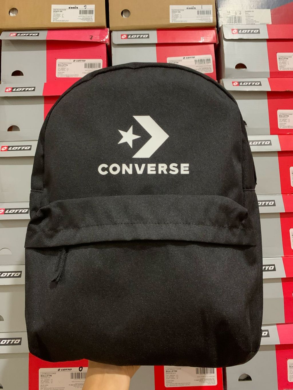 Jual Converse Speed3 Backpack Black CONBP2548501 Tas Ransel Original ...