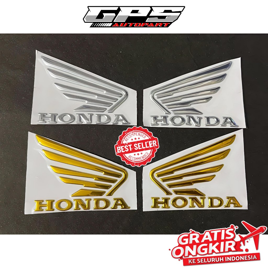 Jual Emblem Wings wing Garuda logo sayap honda wing 3D sepasang kanan ...