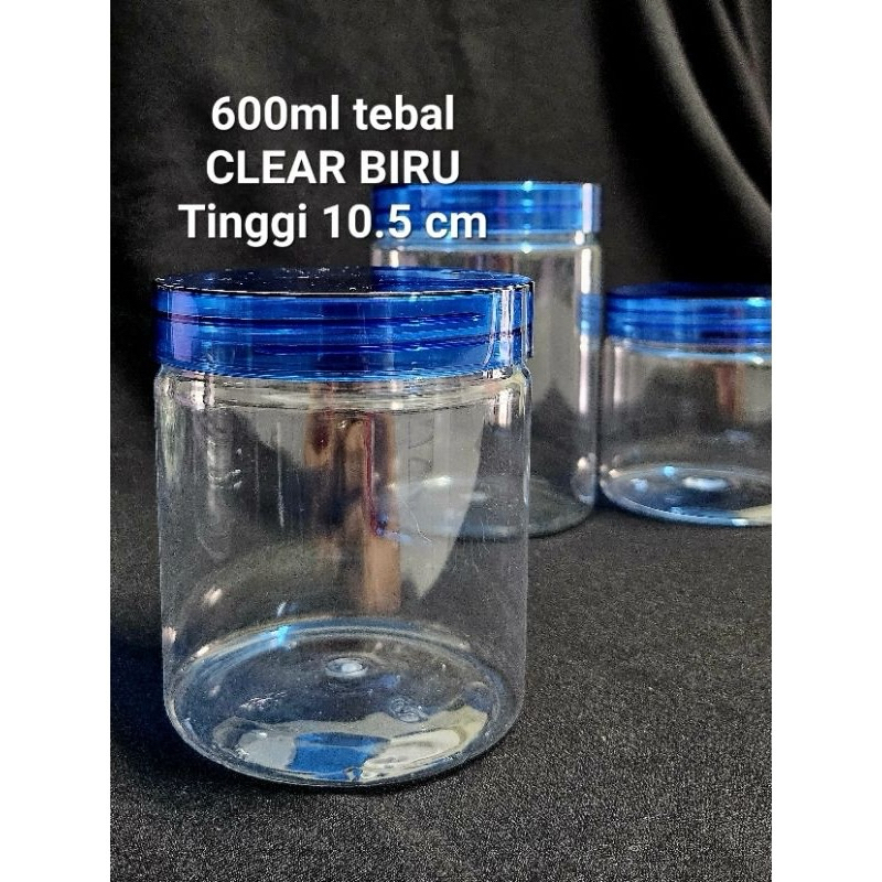 Jual toples plastik tabung cling warna tutup biru 600 mil tebal ga ...